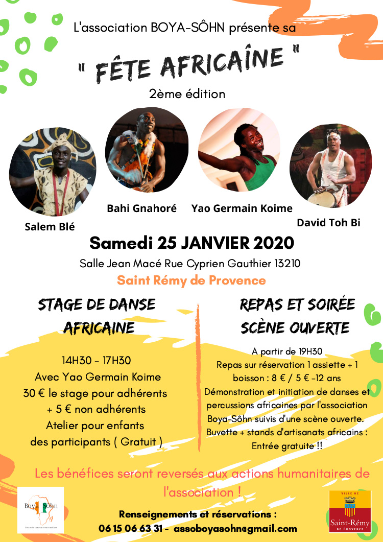 Fête africaine, 2e édition – Ville de Saint-Rémy-de-Provence
