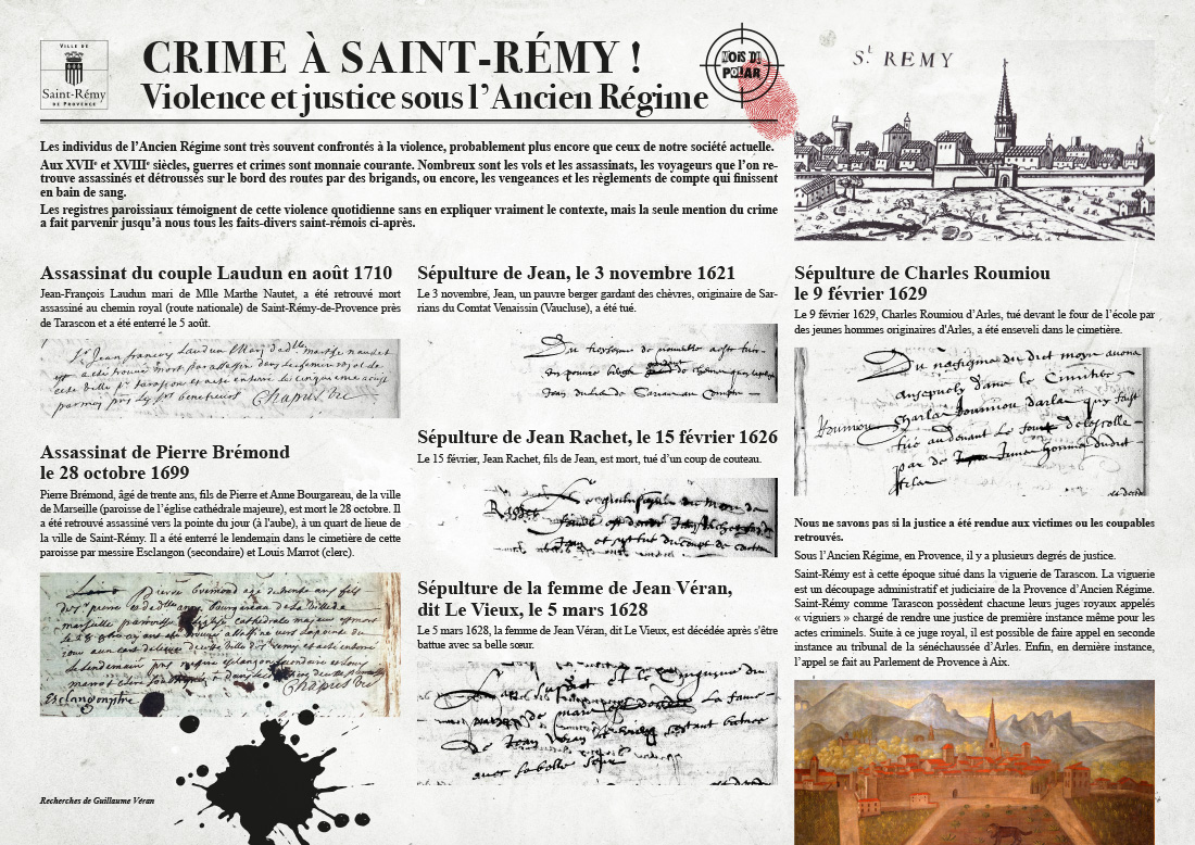 Crime à Saint-Rémy – Ville de Saint-Rémy-de-Provence