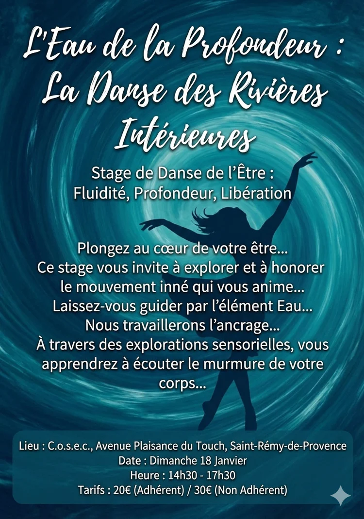 Stage Danse Thérapie-Danse de l’Être® – Ville de Saint-Rémy-de-Provence