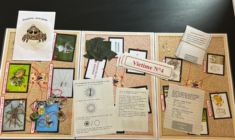 Atelier « Cluedo Araignée » – Ville de Saint-Rémy-de-Provence